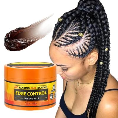 China High Quality Hair Wax Unbranded High Shine Pomade Super Strong Hold Twist Gel Edge Control for sale