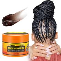 China Hair Wax Unbranded High Shine Pomade Super Strong Hold Twist Gel Edge Control for sale