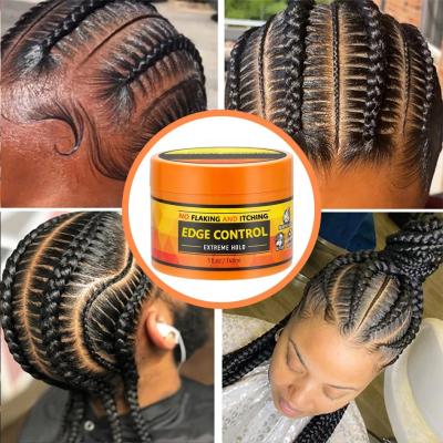 China Edge Control 5oz Hair Wax Unbranded High Shine Pomade Super Strong Hold Twist Gel Loc Gel for sale