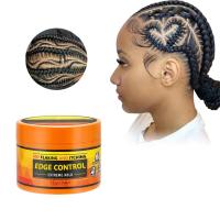 China Custom Logo Braids Gel Private Label Black Edge Control Long Lasting Strong Hold Pomade For Tames Baby Hair for sale