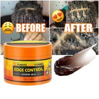China Custom Logo Braids Gel Private Label Black Edge Control Long Lasting Strong Hold Pomade For Tames Baby Hair for sale