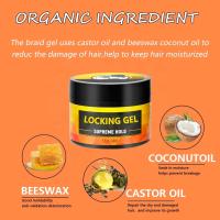 China Hair Wax Unbranded High Shine Pomade Super Strong Hold Twist Gel Edge Control for sale