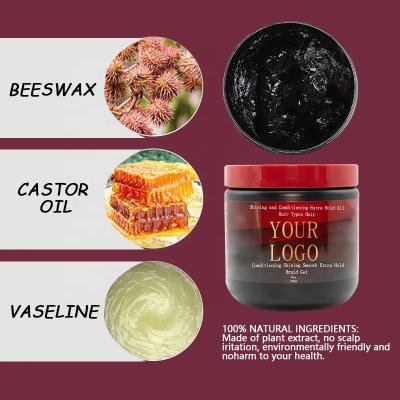 China Raw Material QC Strong Hold Hair Pomade For Professional Hair Styling for sale