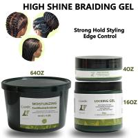 China Braiding Gel Private Labeling Edge Control Private Label Hair Gel For Women Professional Twist And Lock Gel for sale