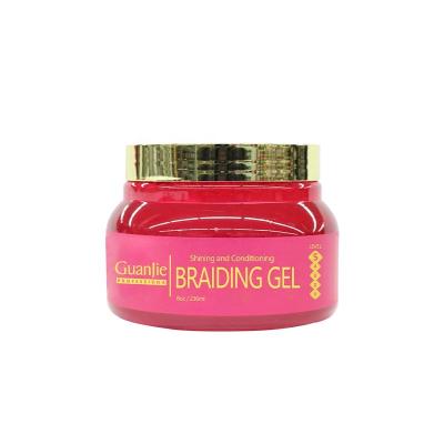 China Braids And Locs Hair Styling Wax Braiding For African Loc And Twist Gel Extra Hold Lock Twist Conditioning Shining Braid Gel for sale