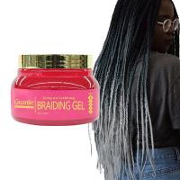 China Braids And Locs Hair Styling Wax Braiding For African Loc And Twist Gel Extra Hold Lock Twist Conditioning Shining Braid Gel for sale
