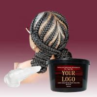 China make your own 64oz fast drying 24 hour hair edge control strong hold custom styling wax no white braid gel for sale