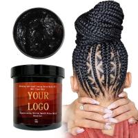China African Hair Moisturizing Twists Hair Styling Gloss Gel Edge Control No Flaking Strong Hold 16oz Braid Gel for sale