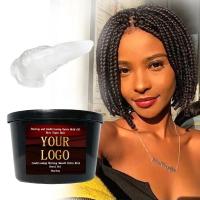 China 64oz Braid Gel for Braid Twist No Flaking Olive Oil Custom Wholesale Braiding Jam Extra Hold wholesale 4C Hair Edge Control for sale