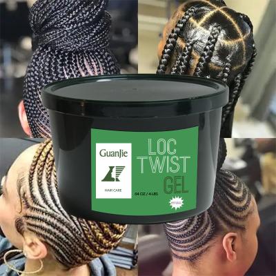 China Private Label Hair Care Shea Butter Braid Gel No Flake Loc And Braid Gel Extra Hold Loc And Twist Gel for sale