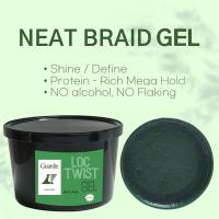 China Professional Manufacturer Private Label Extra Control Hold Twist Loc Braid Gel Shine And Jam Gel for sale
