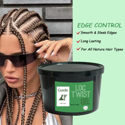 China Professional Manufacturer Private Label Extra Control Hold Twist Loc Braid Gel Shine And Jam Gel for sale