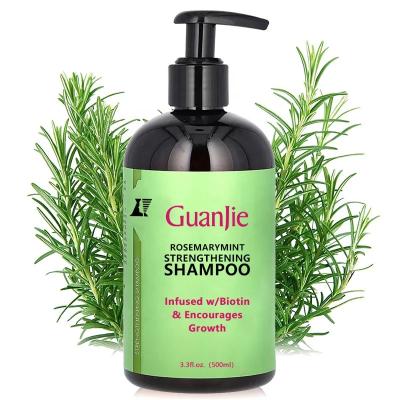 China Rosemary And Mint Biotin Shampoo And Conditioner Leave In Spray Hair Care Set for sale