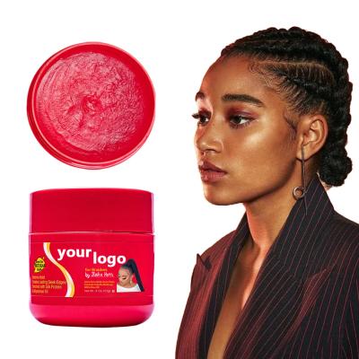 China Private Label Braiding Wax Gel Custom Extra Hold Fast Drying Pomades Dreadlocks Edge Control Wax For Woman for sale
