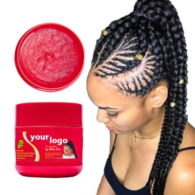 China Non Greasy Loc N Twist Gel Clear Braiding Jam Hair Wax And Edge Control Super Strong Extreme Hold Glitter Shine Jam Braid Gel for sale