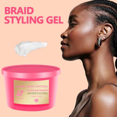 China Private Label Edge Control Strong Hold Natural Styling Eco Gel Hair Styling Gel for All Hair Types for sale