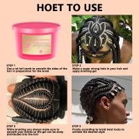 China Latest Products No Sticky Strong Hold No Residue Braiding Jam Extra Hold 4C Hair Edge Control for sale