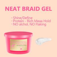 China Latest Products No Sticky Strong Hold No Residue Braiding Jam Extra Hold 4C Hair Edge Control for sale