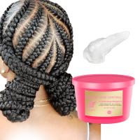 China Private Label Nourishing Loc N Twist Gel No White Residue Unisex Hair Braid Gel Extra Hold 64oz for sale