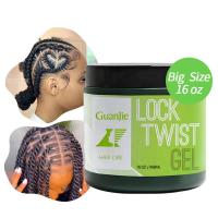 China Braid Long Lasting Edge Control Hair Gel 16oz Organic Nourishing Styling Firming Braiding Extra Hold Locking Gel for sale