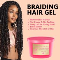 China 64oz Hair Styling Gel Wax Strong Hold Braid Edge Control Big Size Conditioning Gel For Texturizing Hair Styling for sale