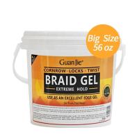 China Locking Gel Twist Locks Hold Smooths Tames Frizz Flake Free Soft Finish Edge Control 56oz Styling Gel 24 Hour Hold for sale