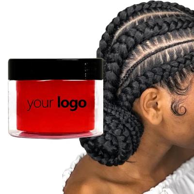 China Private Label Custom Edge Control Braiding Gel Hair Pomade Wax Organic 4C Hair Extreme Strong Hold Edge Control for sale