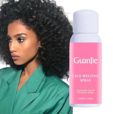 China Wig Melting Waterproof Adhesive Custom Private Label Lace Wig Glue Spray Wig Glueless Spray Best Lace Melting Spray for sale
