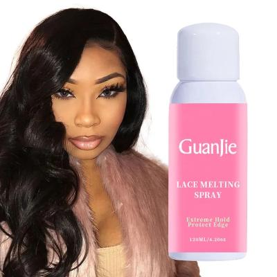 China Quick Dry Hair Temporary Extreme Hold Wig Melting Spray Adhesive Hair Glue Spray for sale