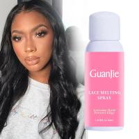 China Quick Dry Hair Temporary Extreme Hold Wig Melting Spray Adhesive Hair Glue Spray for sale
