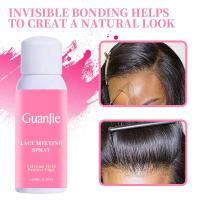 China Quick Dry Hair Temporary Extreme Hold Wig Melting Spray Adhesive Hair Glue Spray for sale