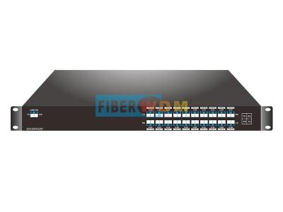 China Single Fiber DWDM MUX DEMUX 20CH 40 Waves 100GHz LC UPC 1U Rack for sale