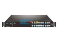 China 20CH 40 Waves DWDM MUX DEMUX Single Fiber with R B Filter 100GHz AAWG 1U Rack for sale