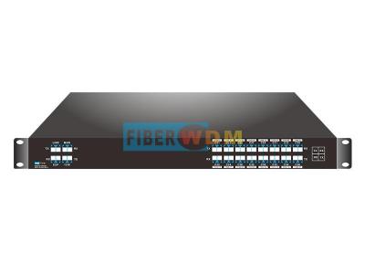 China 16CH C21-C36 DWDM Mux Demux Dual Fiber 1U Rack with 1310nm Port and Monitor Port for sale