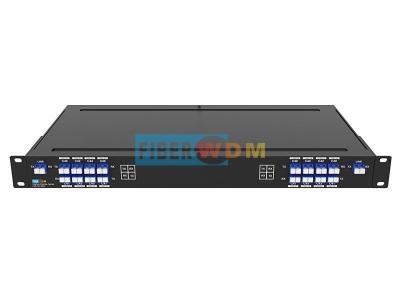 China 8CH C40-C47 DWDM OADM Dual Fiber West to East TFF 100GHz 1U Rack for sale