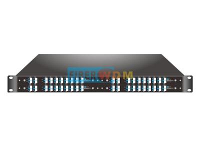 China 100GHz DWDM MUX DEMUX 8CH Dual Fiber LGX Box C53-C60 Wavelength Passive Module for sale
