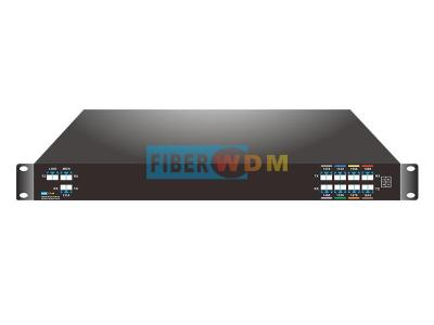 China 8 Channel CWDM MUX DEMUX Dual Fiber 1470-1610nm with 1310nm Port 1U Rack for sale