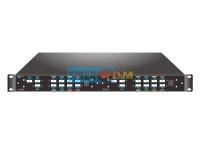 China Dual Fiber CWDM MUX DEMUX 8CH 1470nm-1610nm Monitor Port LGX Box for sale