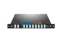 China 8 Channel CWDM Mux Demux Module 1470nm to 1610nm Dual Fiber Plug In LGX Box for sale