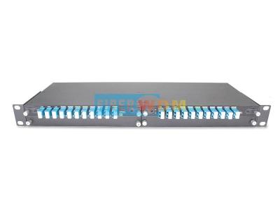 China 8CH CWDM MUX DEMUX Dual Fiber 1270-1450nm Skip 1390 1410nm LC/UPC LGX Box Plug-In Module for sale
