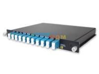 China 8CH CWDM MUX DEMUX Dual Fiber 1270-1450nm Skip 1390 1410nm LC/UPC LGX Box Plug-In Module for sale