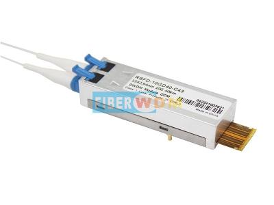 China 10G DWDM EML SFF Optical Transceiver 40km Single Mode -40°C to 85°C for sale