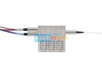 China 1x8 Mechanical Optical Switch High Isolation 1260-1620nm Latching Non-Latching 3V 5V for sale