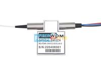 China 1x4 Fiber Optical Switch Mechanical Fiber Network Switch High Isolation for sale