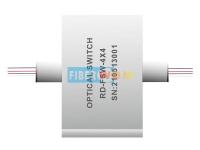 China 4x4 Mechanical Optical Switch Bypass Network Switch High Isolation 1260-1620nm 3V for sale
