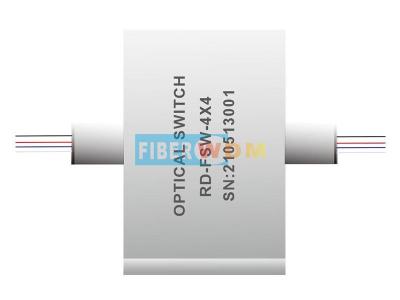 China 4x4 Mechanical Optical Switch Bypass Network Switch High Isolation 1260-1620nm 3V for sale