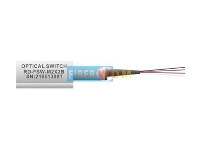 China Mini Fiber Optical Switch 2x2 1x2 1x1 Mechanical Electrical Bypass Switch for sale