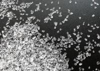 China Transparent Crystal Glass sands Glass grits Glass white powder for sale