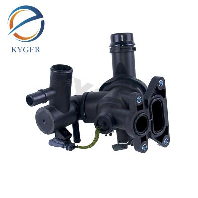 China Engine Thermostat Housing LR106640 LR093328 LR140116 for Land Rover D5 RRV RRE RRS for sale