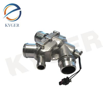 China Aluminum Thermostat Housing LR117568 LR107288 LR095895 LR069809 LR062498 C2Z29980 for Land Rover for sale